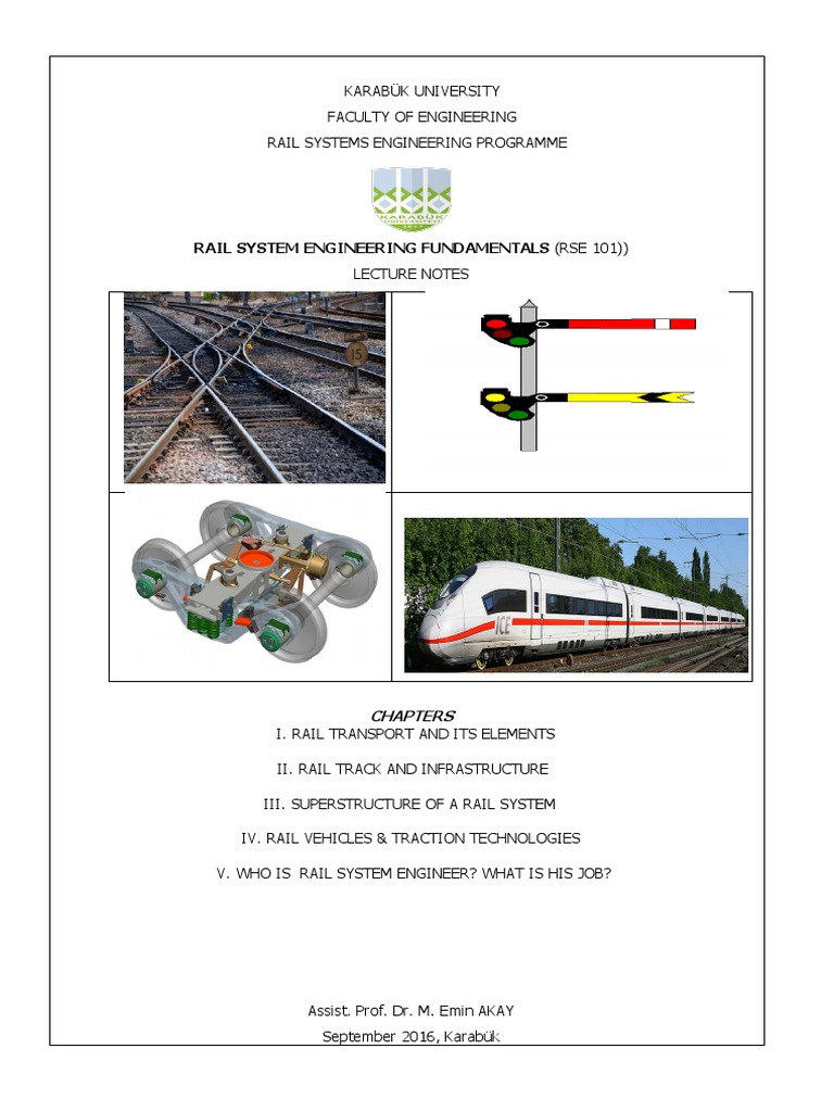 Rail System Engineering Fundamentals 65 | PDF | Track (Rail Transport ...