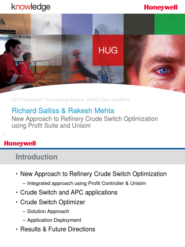 Unisim Tablets for Crude Switch Optimization | PDF | Oil Refinery ...