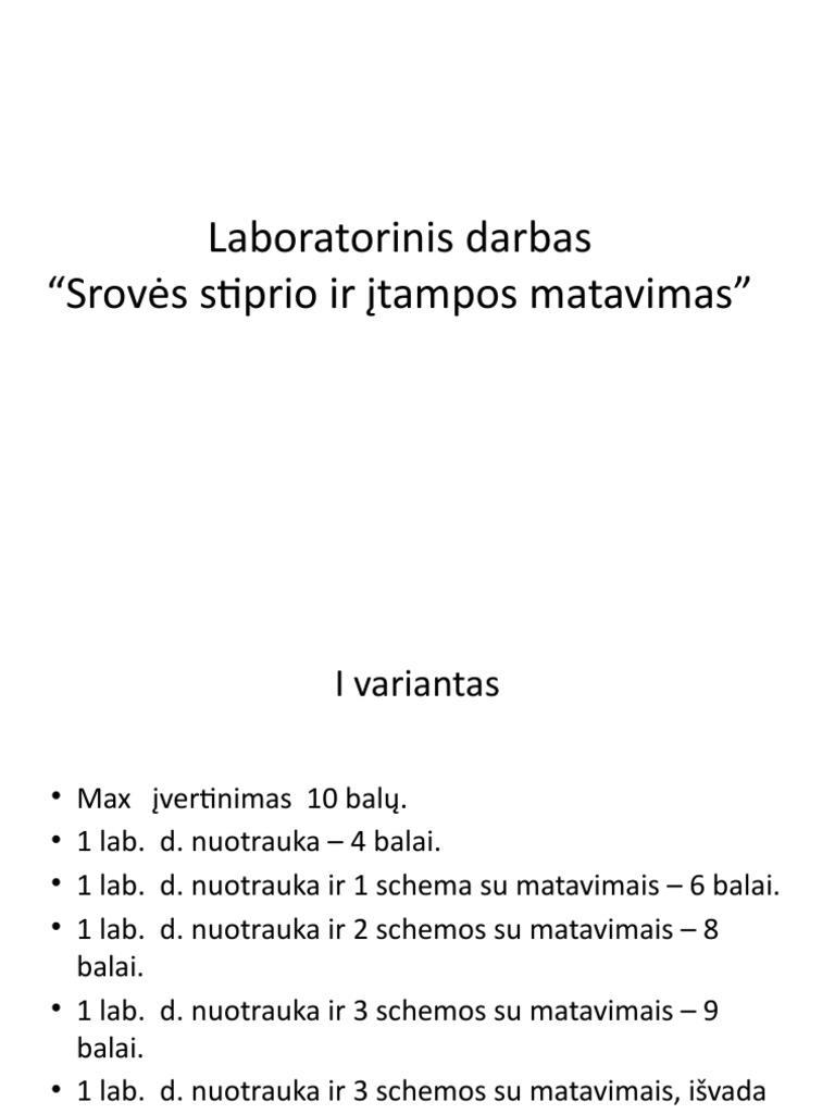 9 - Laboratorinis Sroves Stipris M | PDF