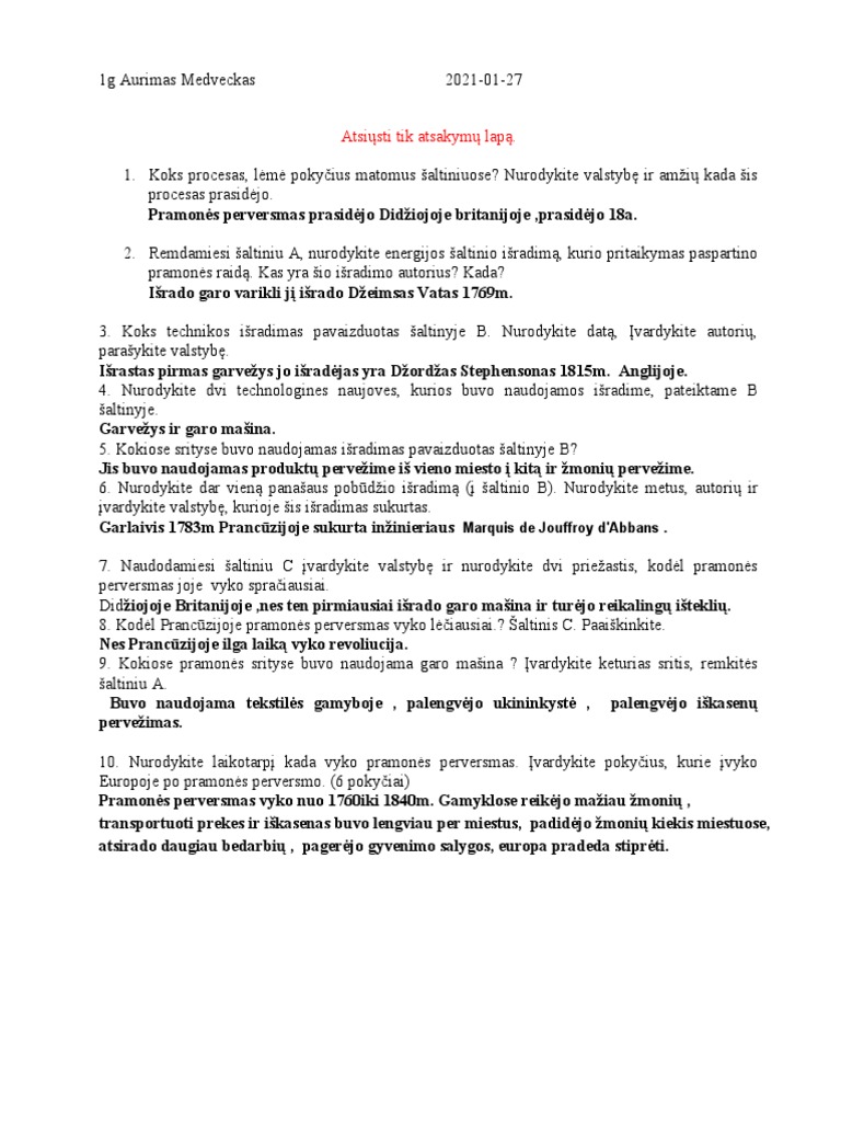 1 Kl. Uzduotis | PDF