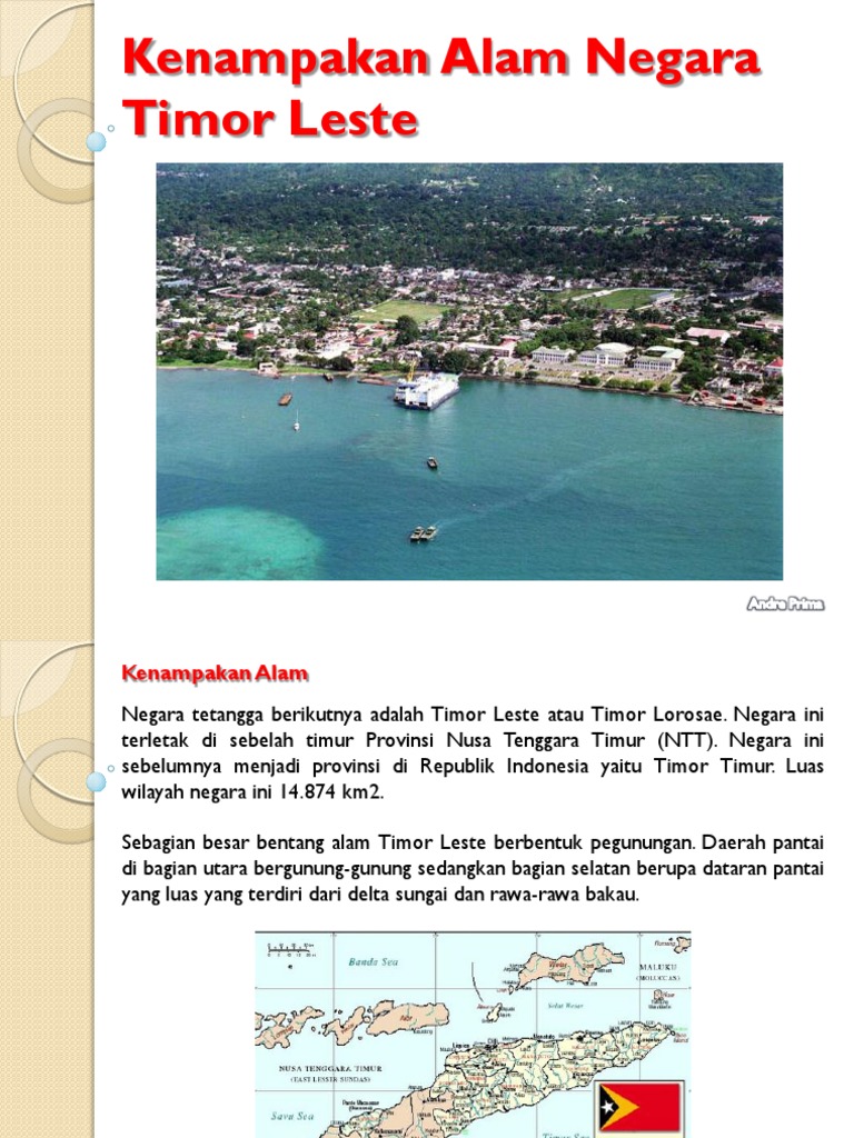 Kenampakan Alam Negara Timor Leste | PDF | Perjalanan