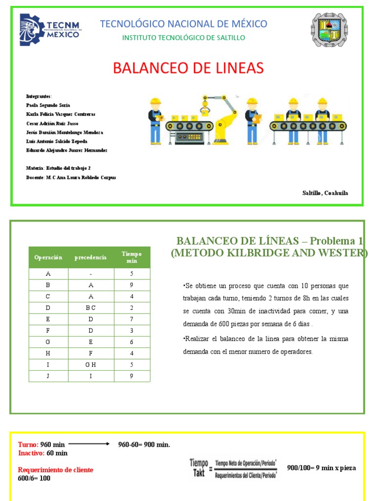 Balanceo de Lineas 2 | PDF | Business
