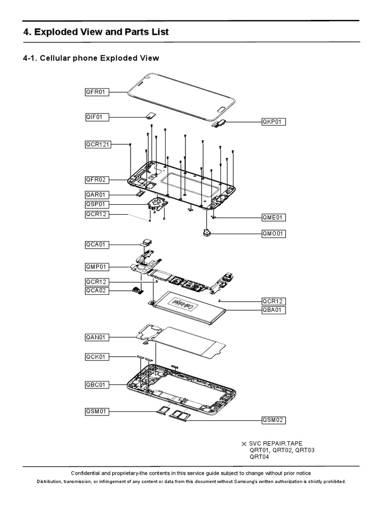 Exploded View and Parts List | PDF