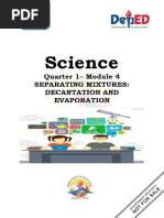 Mixture Separation Techniques Worksheet | PDF