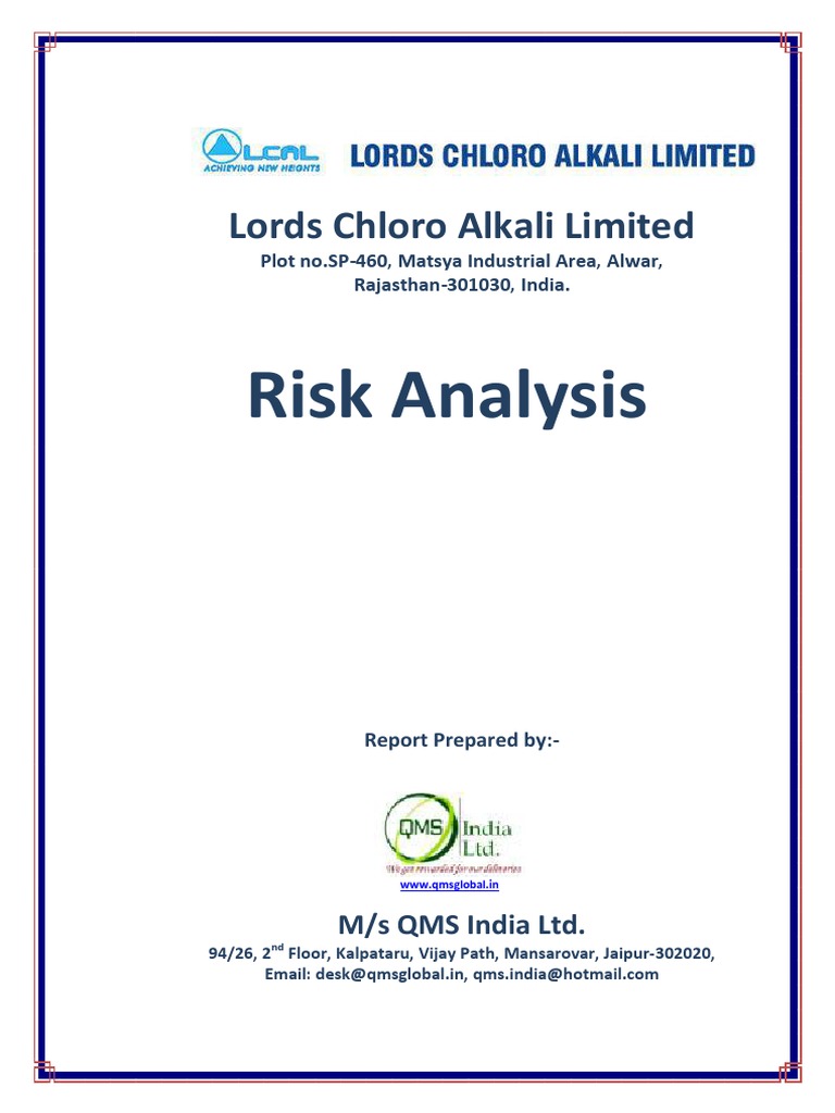 Chlor Alkali Industry | PDF | Risk Assessment | Risk