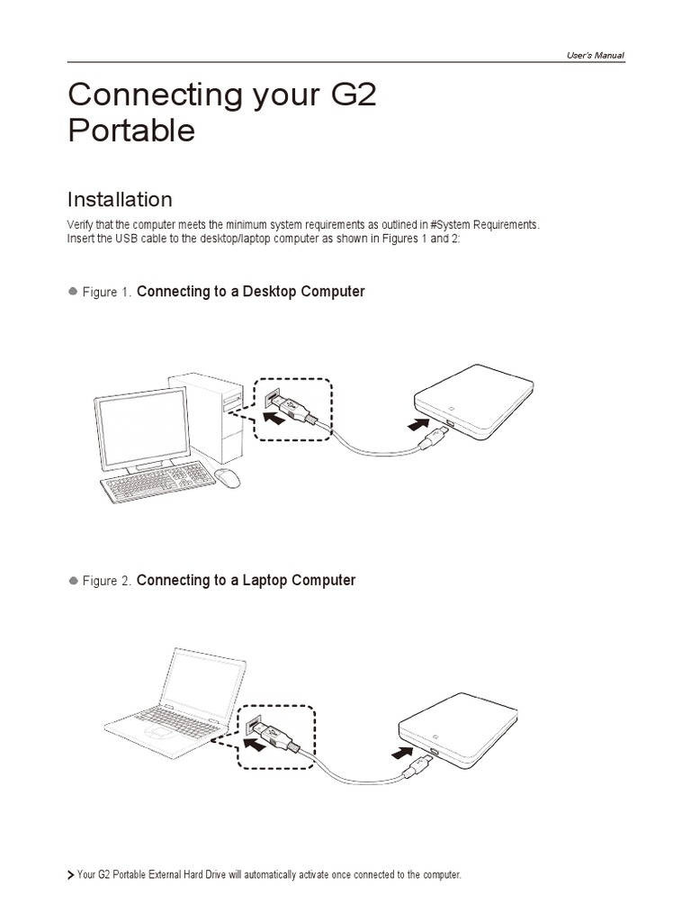 Connecting Your G2 Portable: Installation | PDF