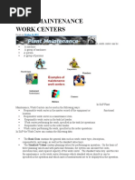 SAP PM Work Center Overview | PDF