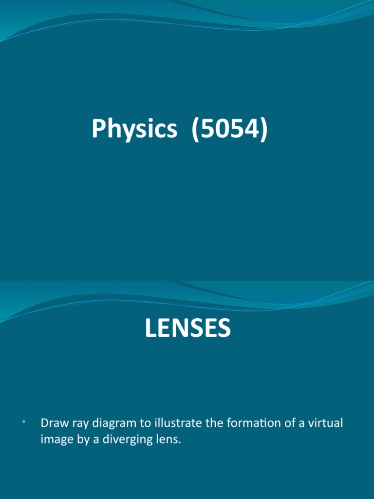 Diverging Lens | PDF