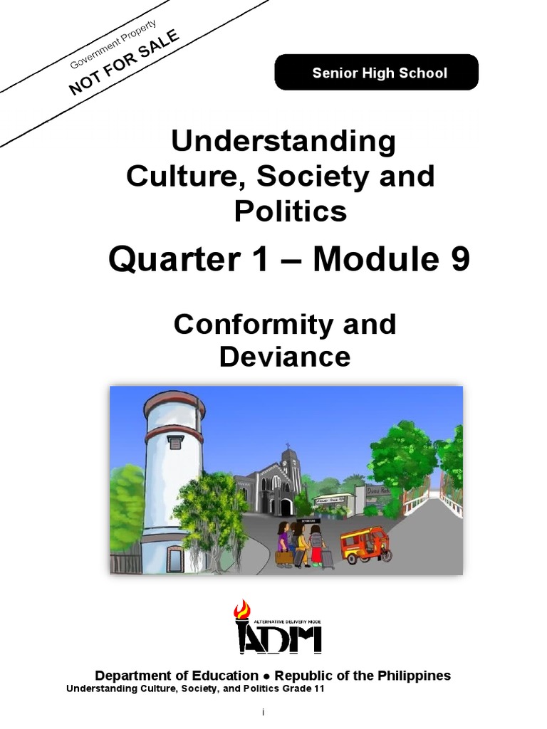 Understanding Culture, Society and Politics: Quarter 1 - Module 9 | PDF ...