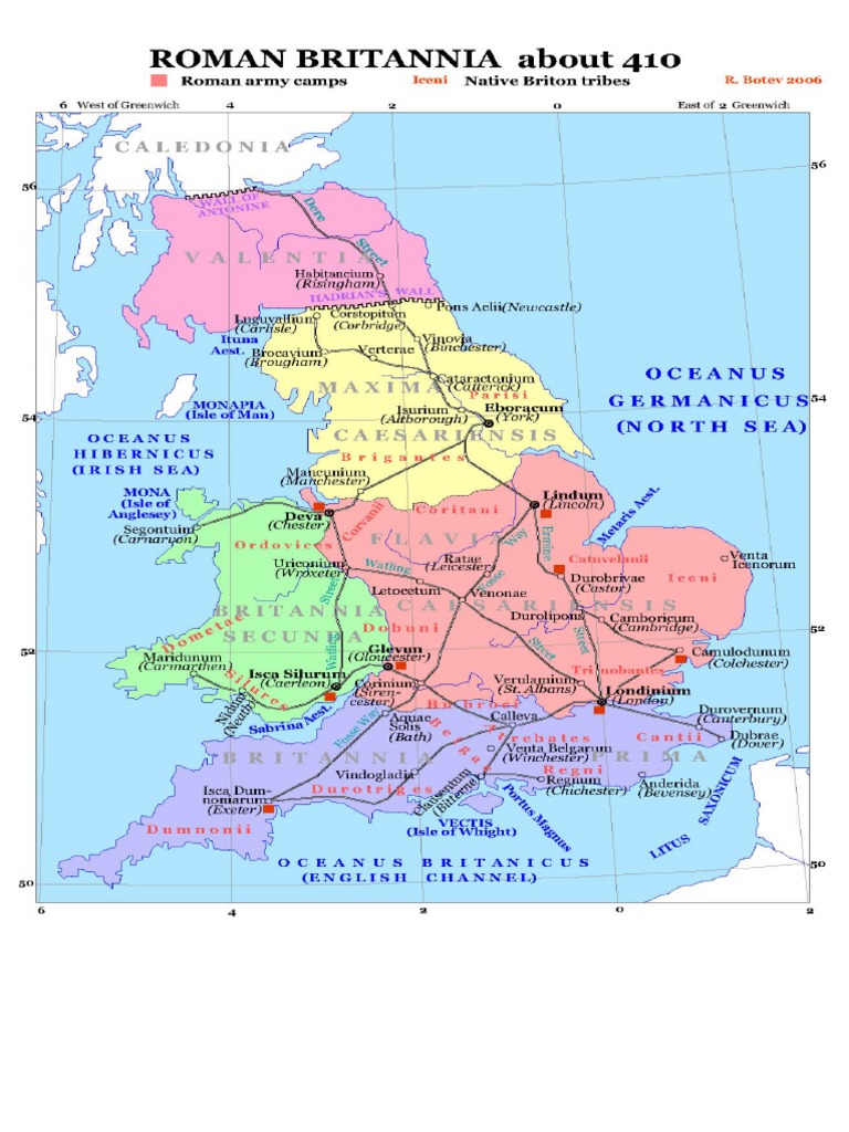 Roman Britain Map | PDF