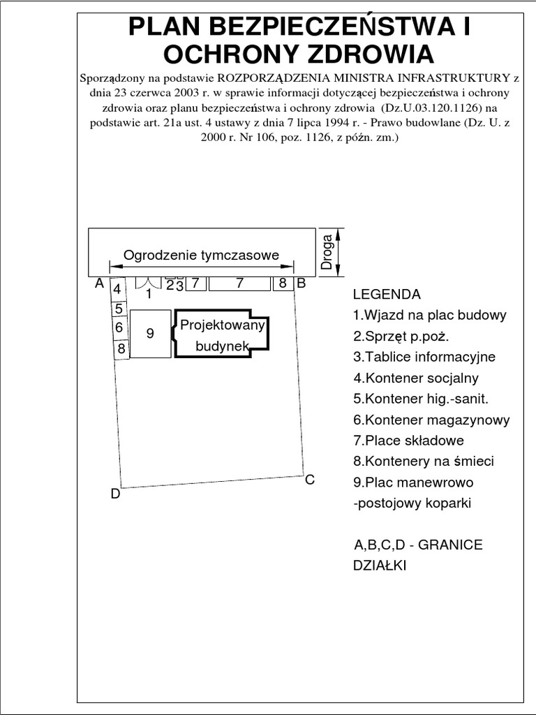 Plan Bioz Szkic Domek Jednorodzinny Maroman1974 | PDF