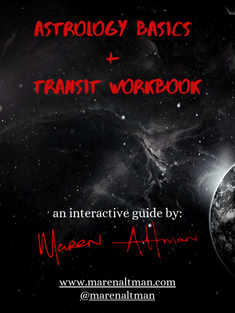 Astrology Basics and Transit Workbook | PDF | Planets In Astrology ...