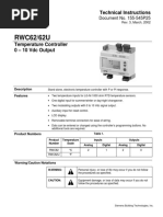ZCV Installation Manual | PDF | Hvac | Thermostat