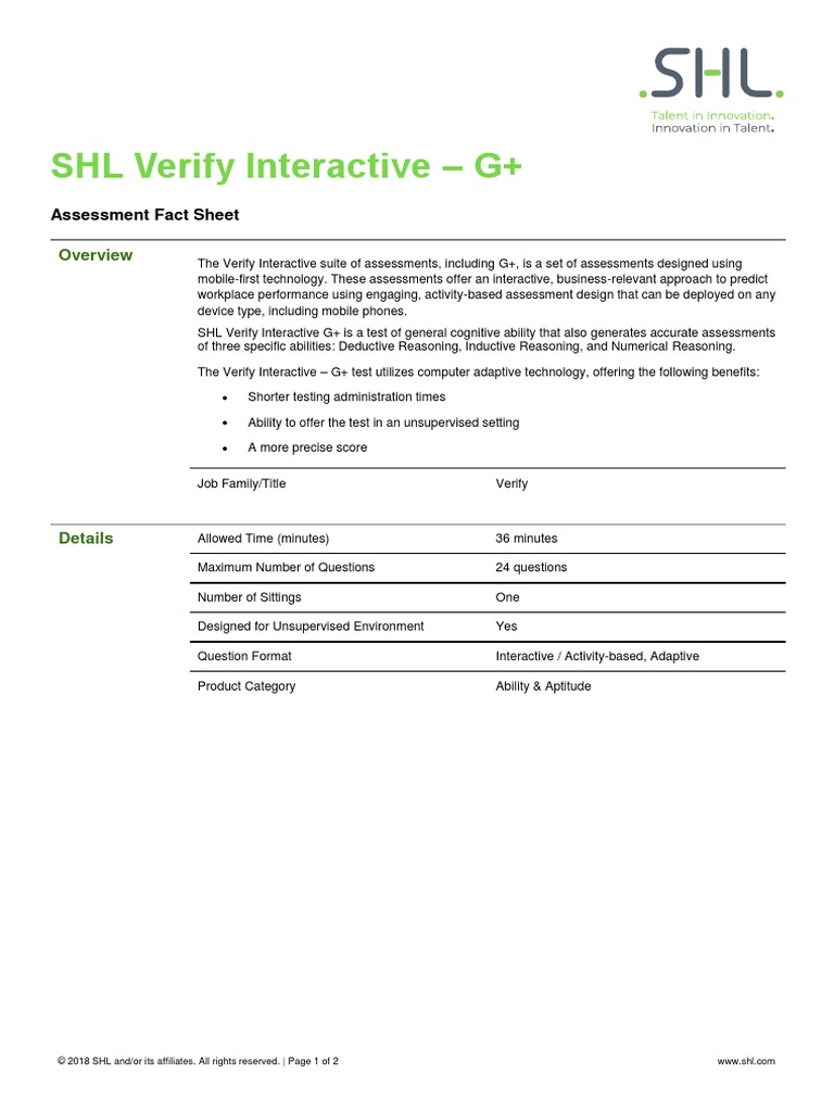 Verify Interactive G Plus Factsheet | PDF | Reason | Human Nature
