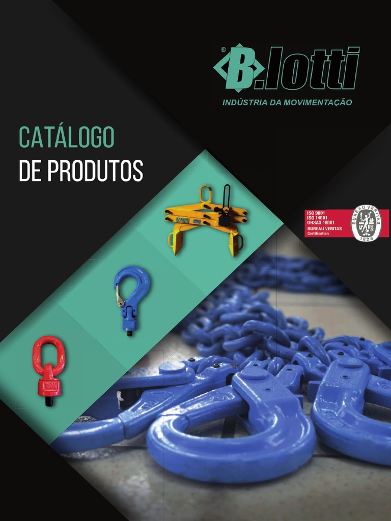 Catalogo Manilhas Ganchos Olhais Lingas Cintas Cabos Levantadores Magneticos | PDF | Qualidade ...
