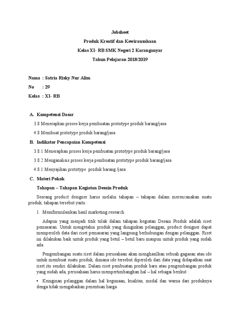 Jobsheet KD 3. 8 | PDF