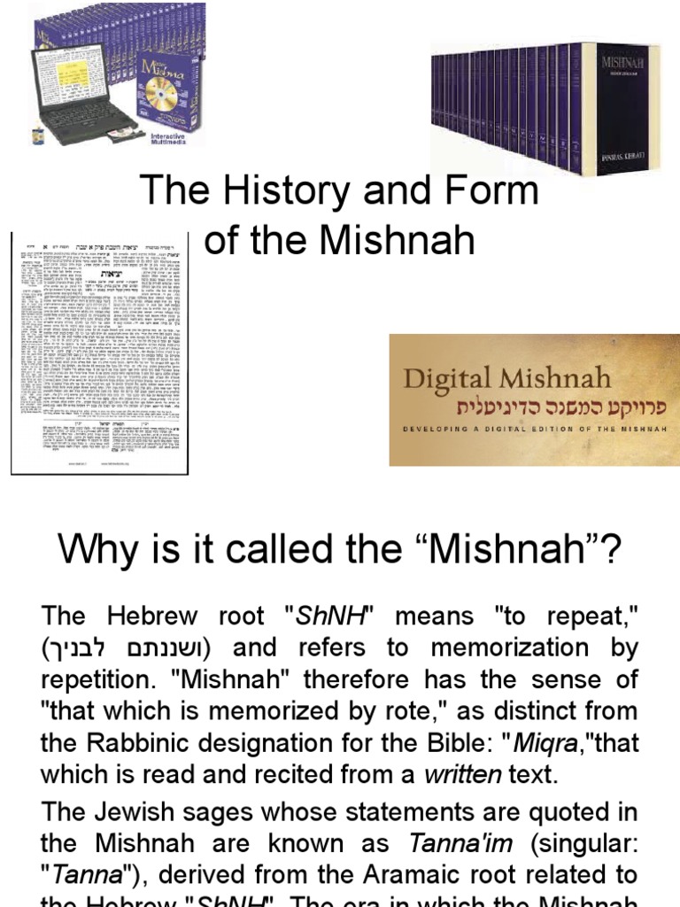 Publication of Mishnah - Online Course | Download Free PDF | Jewish ...