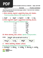Kannada Kagunita Vowels and Consonants | PDF | Encodings | Notation