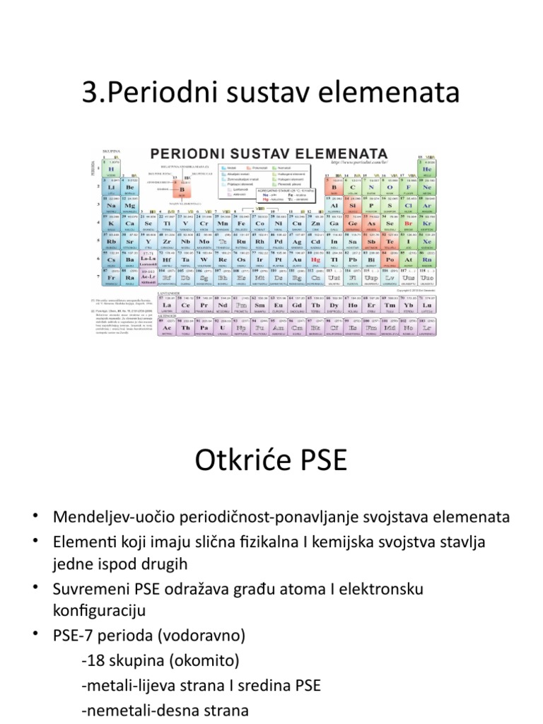 Kemija PSE | PDF