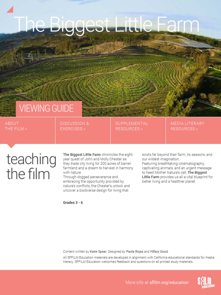 The Biggest Little Farm | PDF | Documentary Film | Mass Media