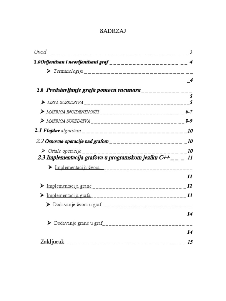 Implementacija Grafova | PDF