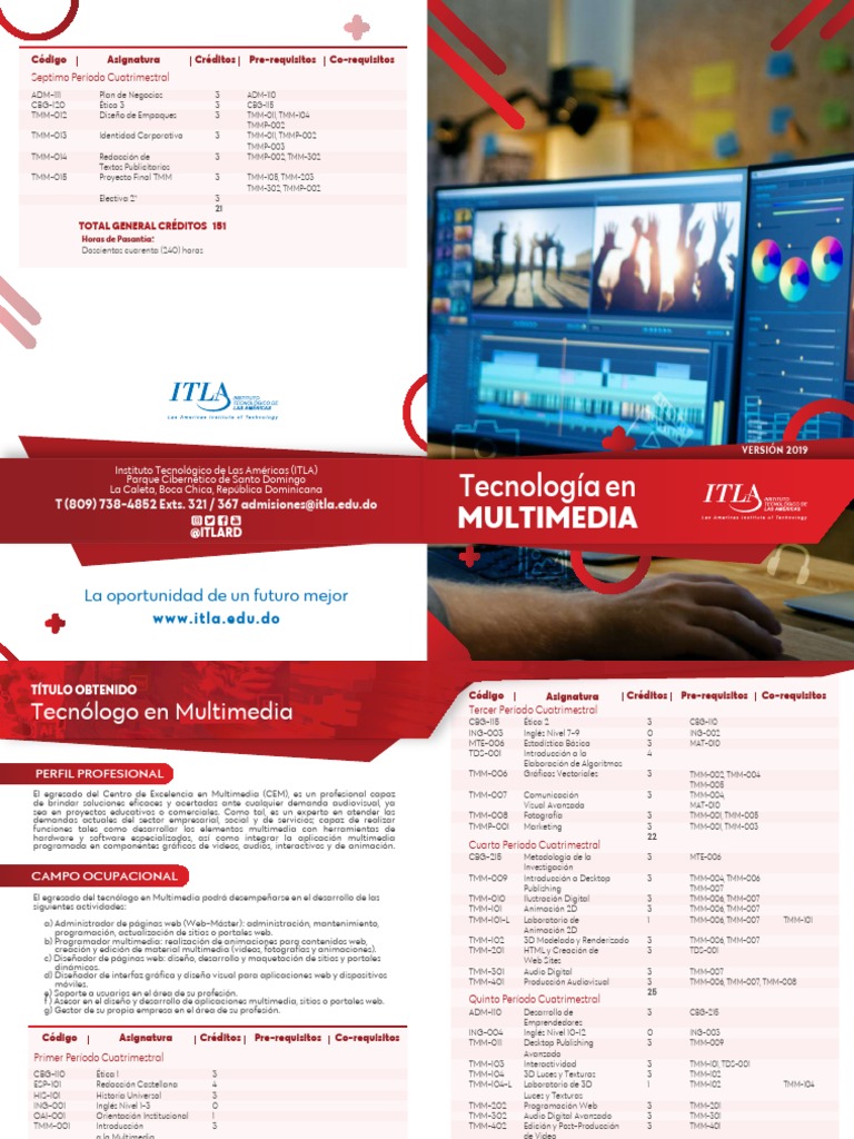 Pensum Multimedia 2019 | PDF | Gráficos de computadora 3 D | Multimedia