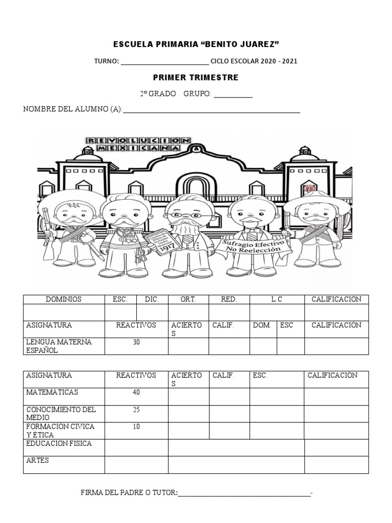 1er. Examen - Trimestral - Segundo - Grado - BLOQUE1 - 2019-2020 | PDF | El patito feo | Naturaleza