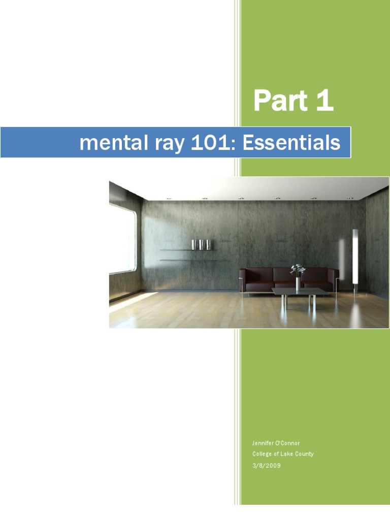 Mental Ray 101 | PDF