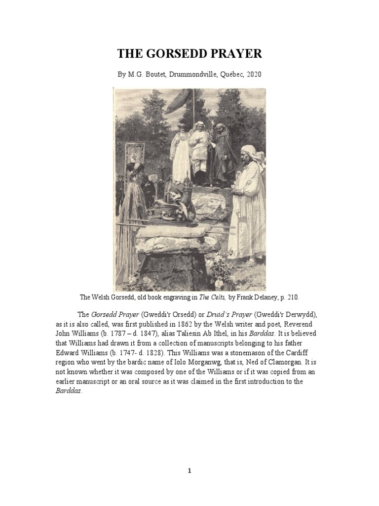 The Druids Prayer | PDF | Poetry