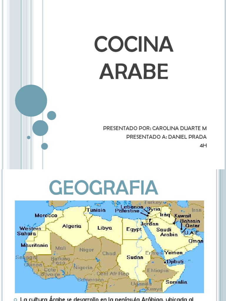 Gastronomía Árabe: Sabores y Tradiciones | PDF | Cocina española ...