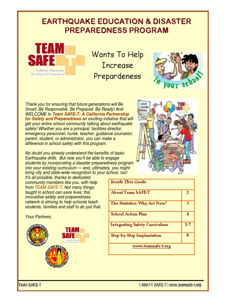 3426 Earthquakefull | PDF | Emergency Management | Lesson Plan