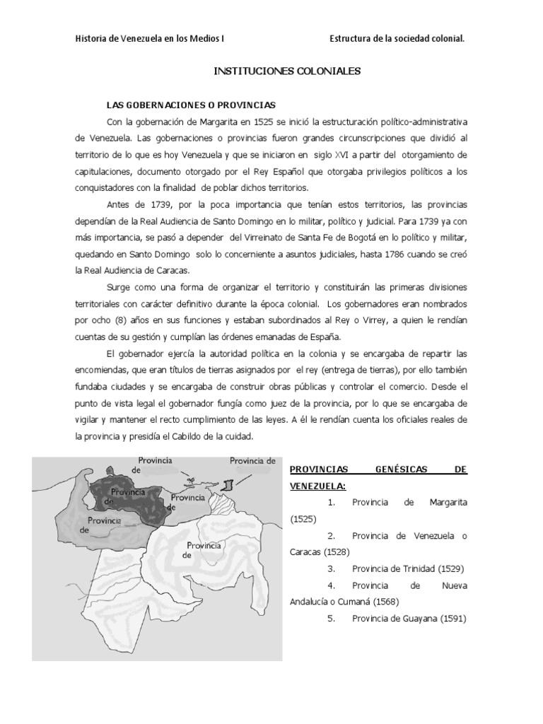 1.-Estructura Social de La Época Colonial | PDF | Nueva españa | Venezuela