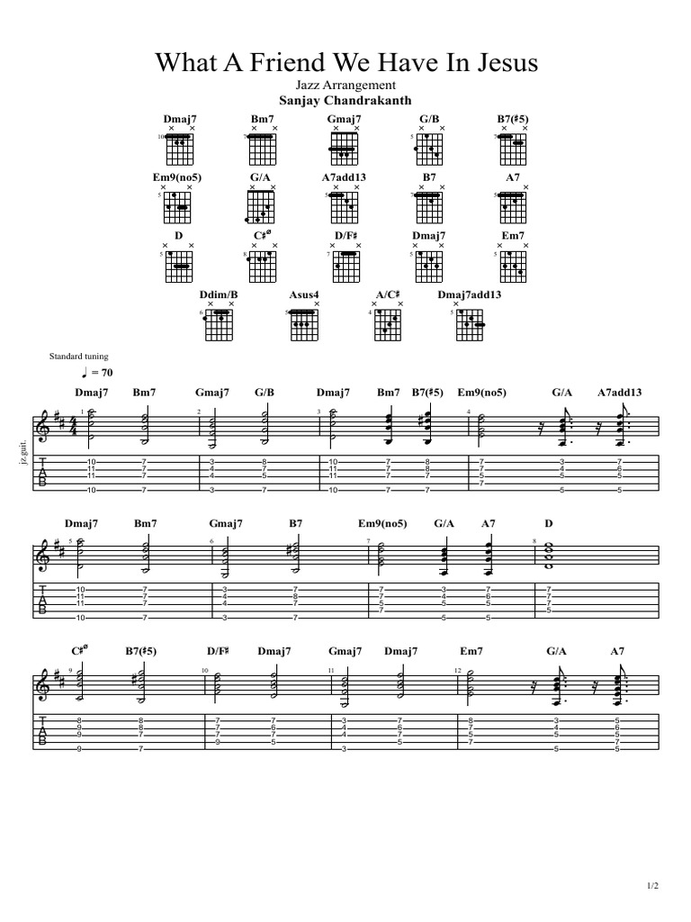 What A Friend We Have In Jesus Pdf