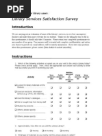 Questionnaire Library Infrastructure | PDF | School Library | Libraries