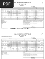 Contoh Mill Test Certificate Pipa Seamless | PDF