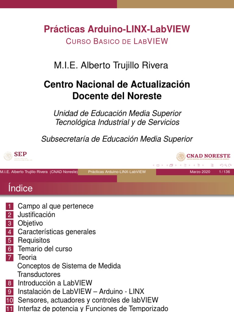 Presentacion Lab VIEW02 | PDF | Sensor | Ultrasonido