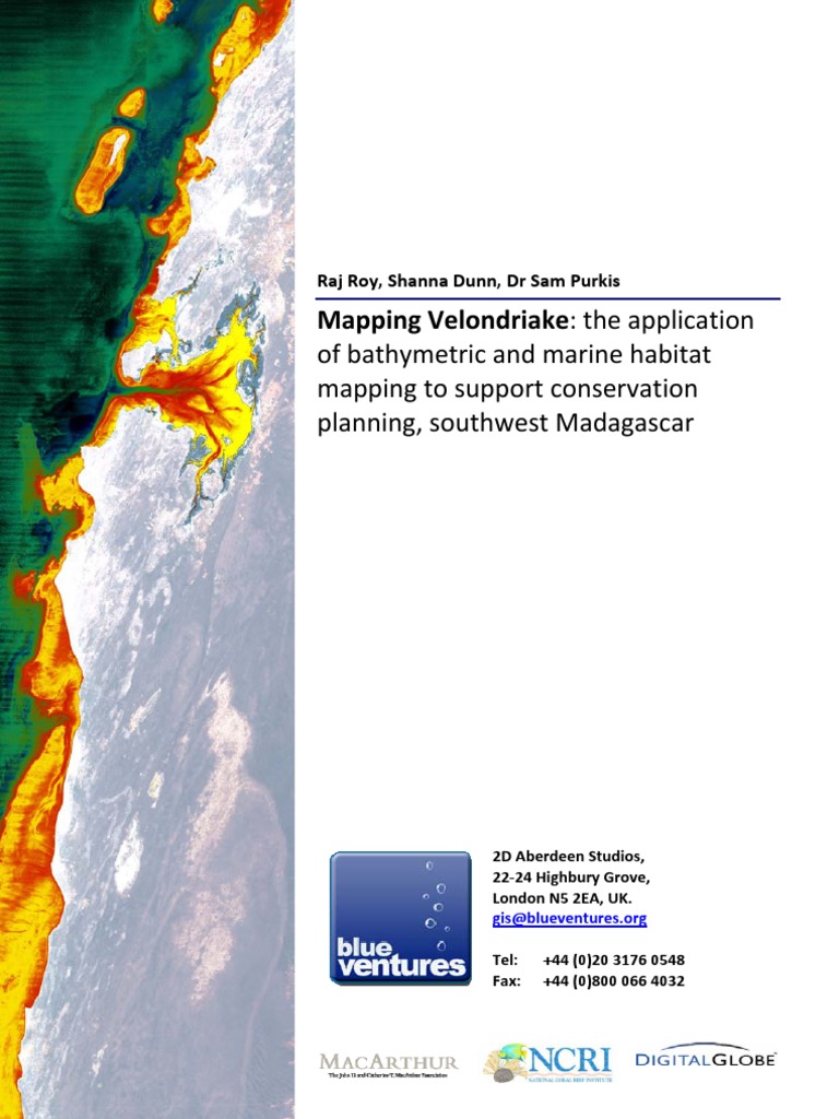 Mapping Velondriake: The Application of Bathymetric and Marine Habitat ...