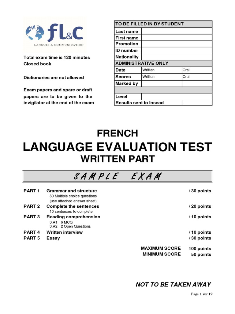 French Sample Let Le Tc3a9lc3a9phone Portable | PDF | Tests | Psychometrics