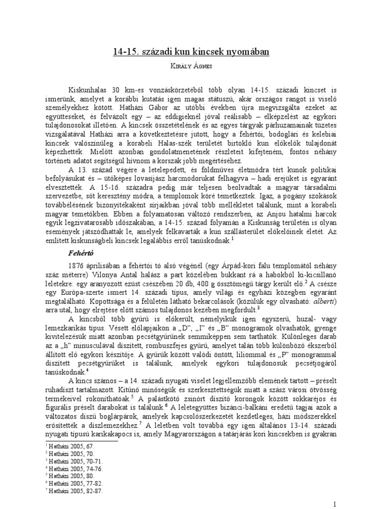 Kun Kincsek | PDF