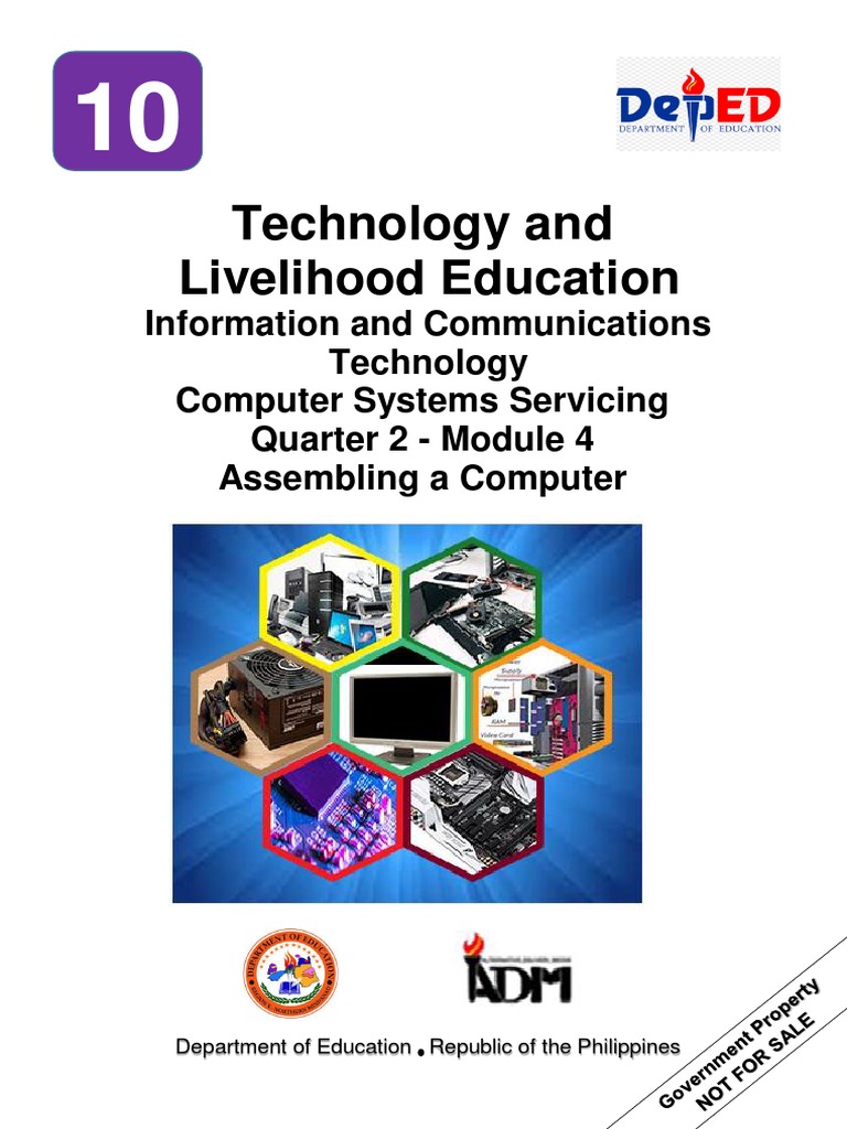 Tle10 - Ict - Css - q2 - Mod4 - Assemblingacomputer - v3 (56 Pages) | PDF | Computer Data ...