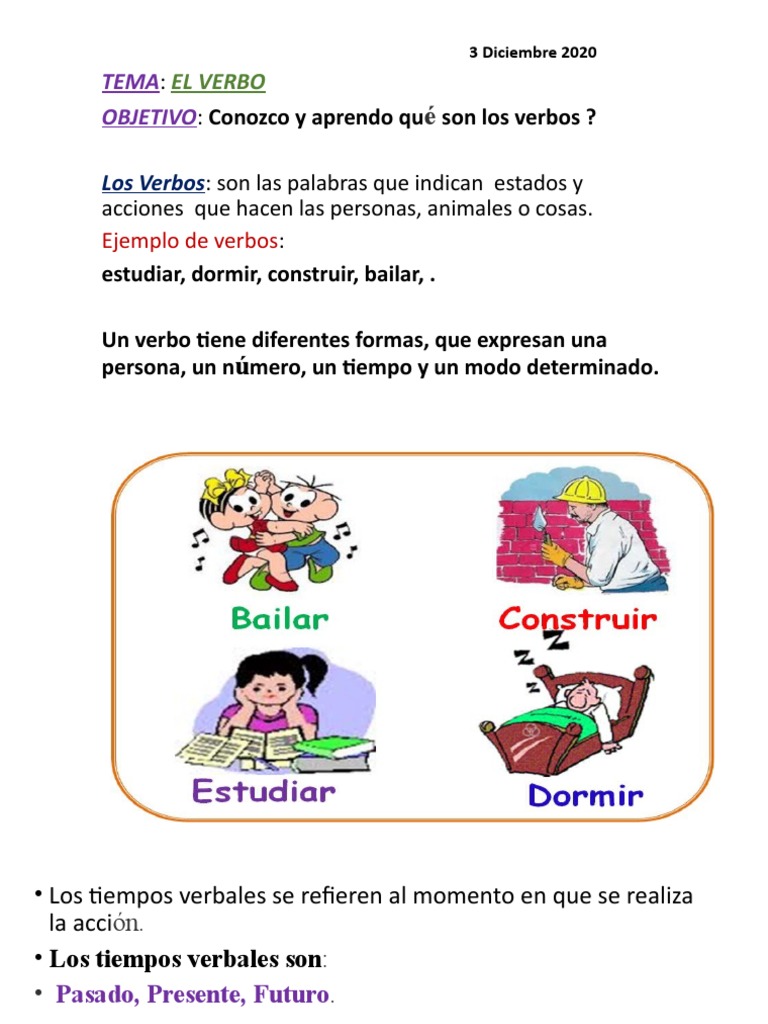 El Verbo 2do Espanol | PDF