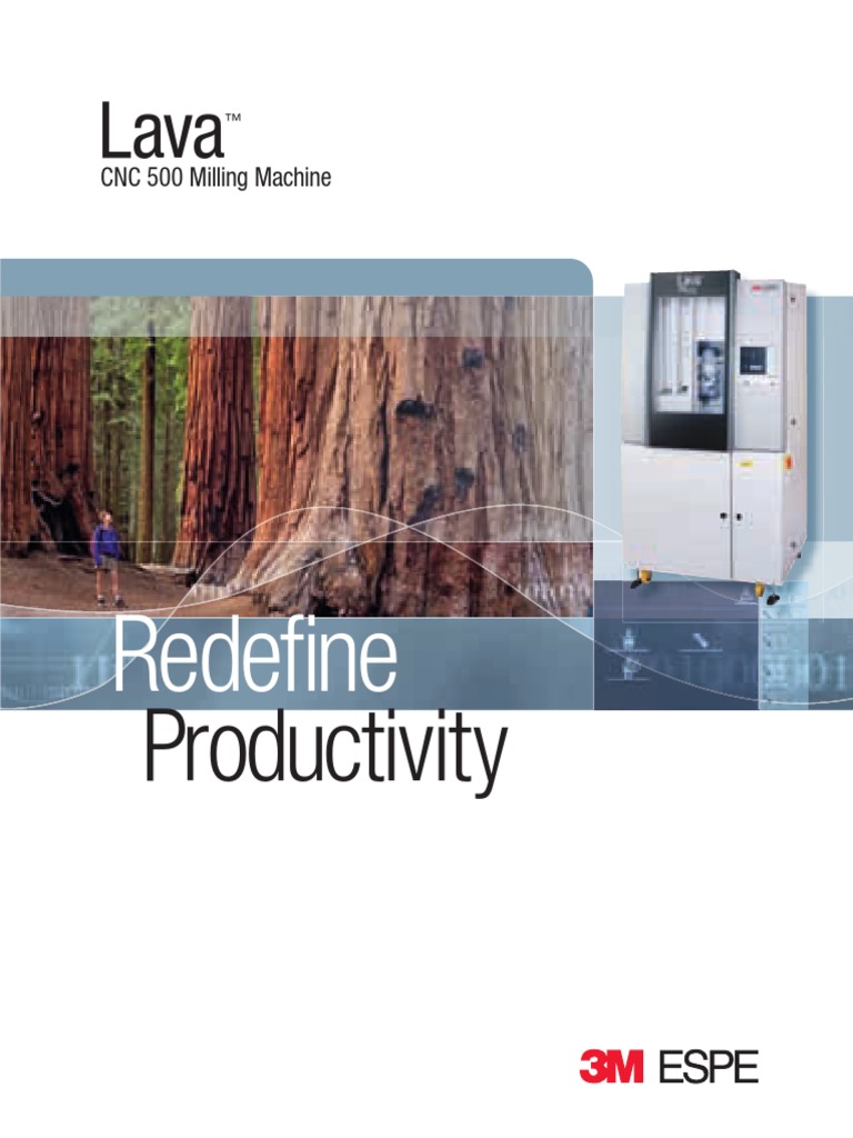 3M Espe Lava CNC 500 Brochure | PDF | Numerical Control | Touchscreen