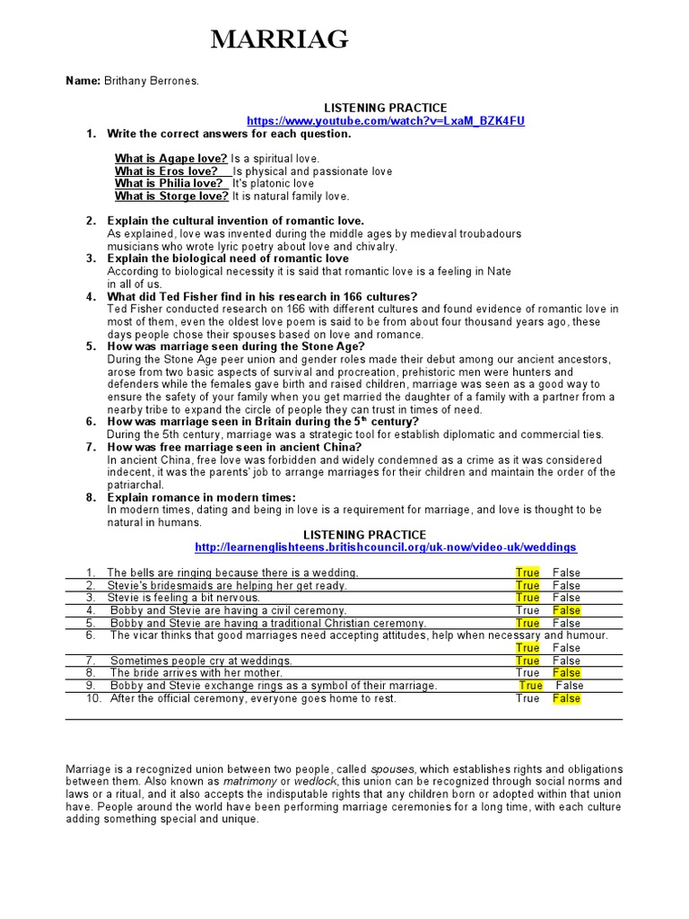 Marriage Evolution and Marriage Around The World | PDF | Wedding | Bride