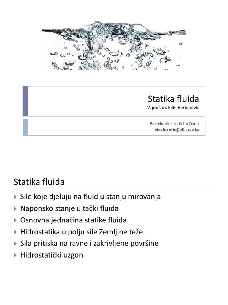 02 Statika Fluida | PDF