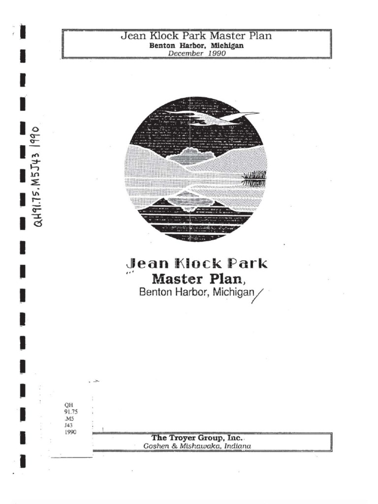 Jean Klock Park Master Plan, 1990, Coastal Zone Management Grant | PDF ...