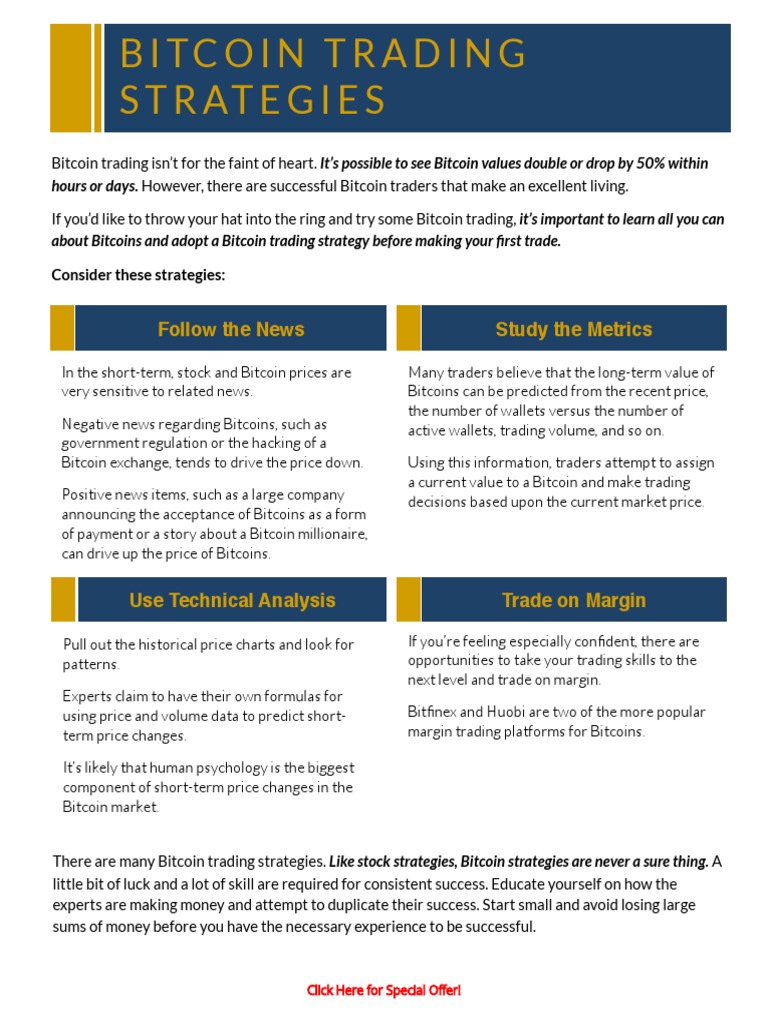 Bitcoin Trading Strategies Guide | PDF | Bitcoin | Technical Analysis
