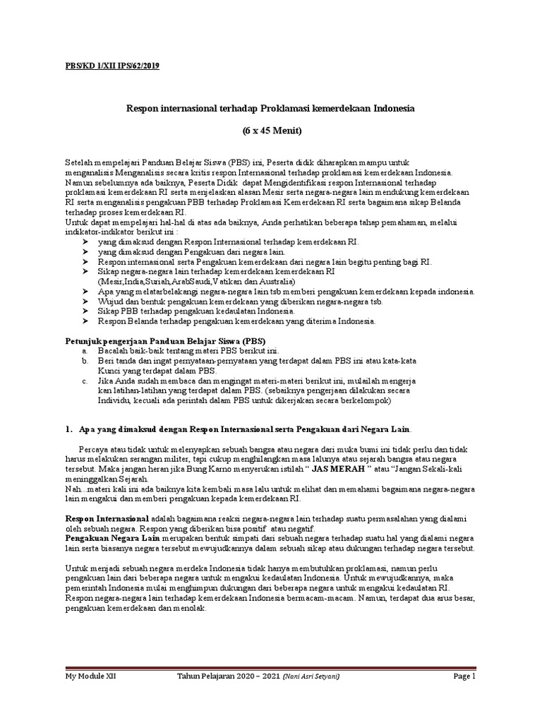 PBS Modul KD 1 | PDF