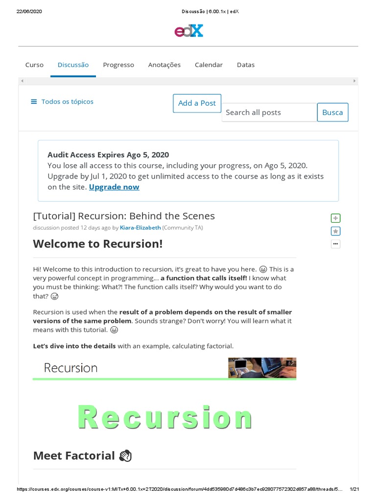 Recursion | PDF | Recursion | Function (Mathematics)