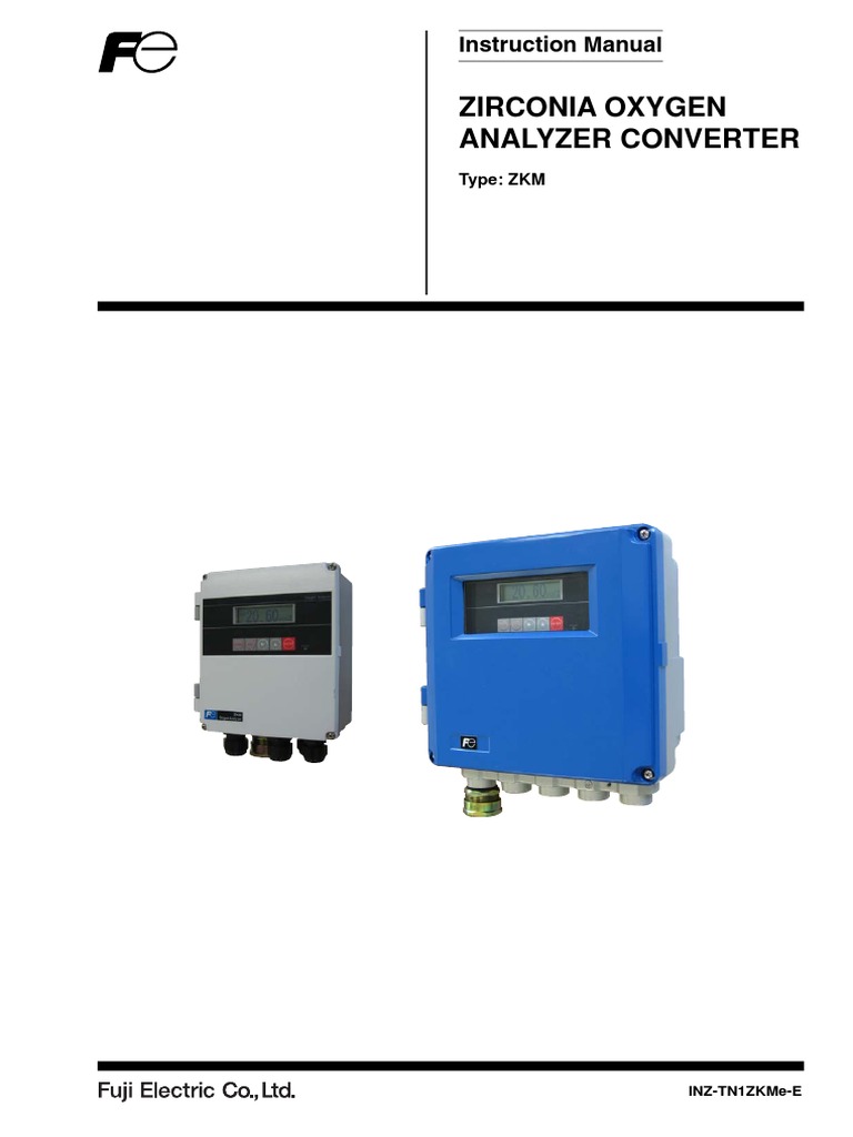 Zirconia Oxygen Analyzer Converter: Instruction Manual | PDF | Vacuum ...