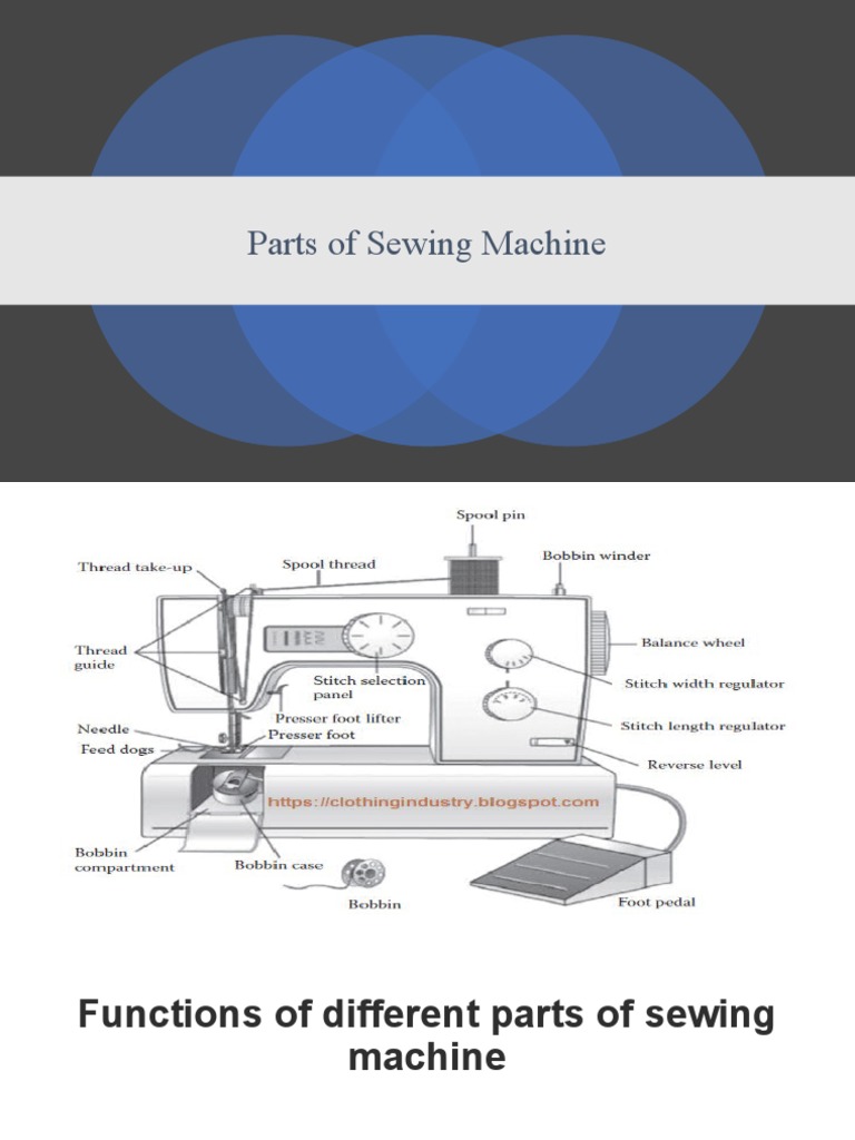 Sewing Machine Parts and Functions | PDF | Sewing Machine | Sewing